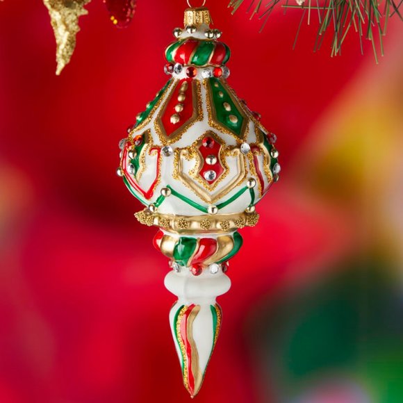 Neiman Marcus | Holiday | Neiman Marcus 6 Drop Ornament With Festive ...